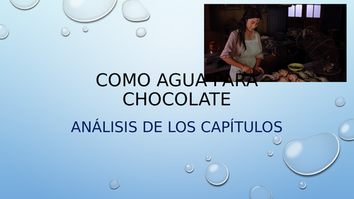 Como Agua para Chocolate Analysis | Teaching Resources