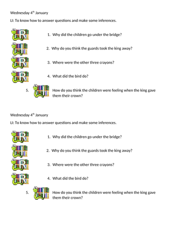 T4W Quest by Aaron Becker - Portal Story | Teaching Resources