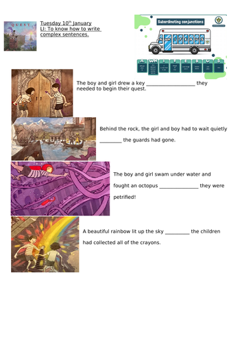 T4W Quest by Aaron Becker - Portal Story | Teaching Resources