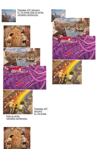 T4W Quest by Aaron Becker - Portal Story | Teaching Resources