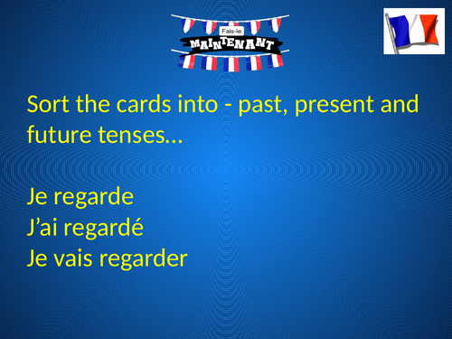 Practice of the 3 tenses - French. Full lesson | Teaching Resources
