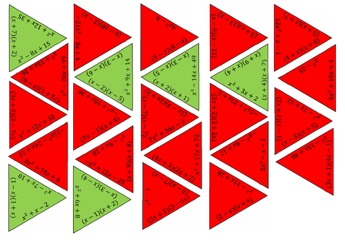 Expanding/Factorising Double Brackets - Tarsia Puzzle | Teaching Resources Expanding/Factorising Double Brackets - Tarsia Puzzle | Teaching Resources