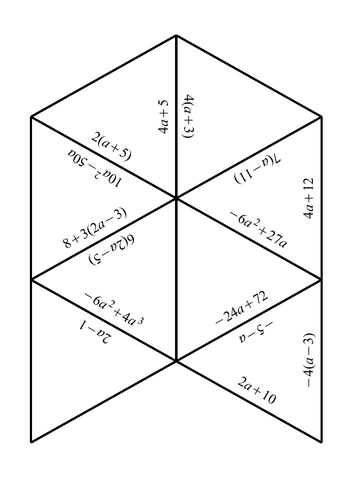 Expansion And Factorisation Puzzle Teaching Resources