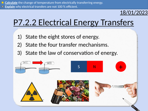 GCSE Physics: Electrical Energy Transfers | Teaching Resources