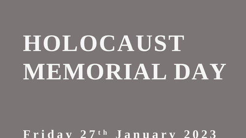 2023 Holocaust Memorial Day Assembly | Teaching Resources