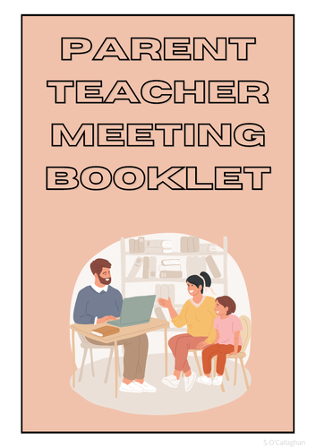 Parent Teacher Meeting - Meeting Booklet | Teaching Resources