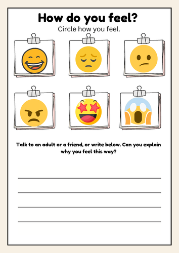 Emotional check in | Teaching Resources