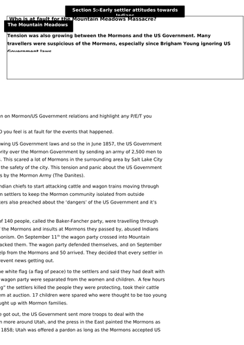 American West AQA8145 1-9 Revision Guide | Teaching Resources