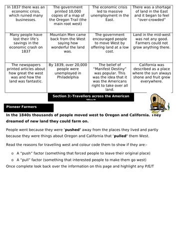 American West AQA8145 1-9 Revision Guide | Teaching Resources