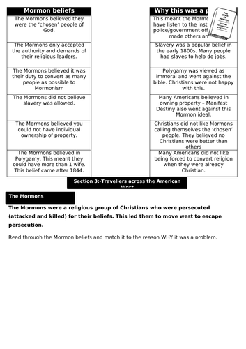 American West AQA8145 1-9 Revision Guide | Teaching Resources