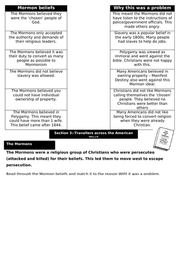 American West AQA8145 1-9 Revision Guide | Teaching Resources