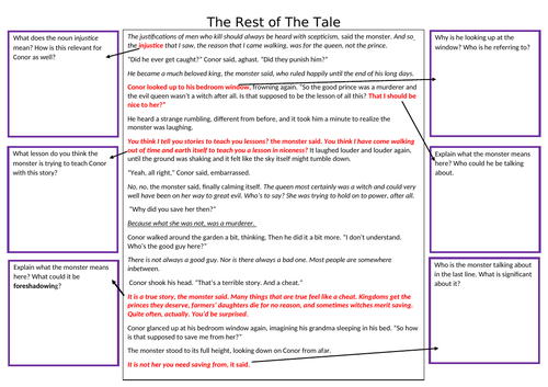 A Monster Calls Scheme of Work | Teaching Resources