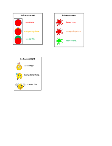 Self Assessment | Teaching Resources