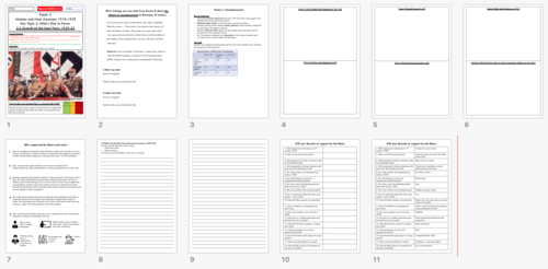 GCSE Germany | Growth of the Nazi Party | Teaching Resources