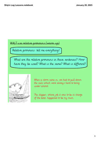 Kensuke's Kingdom Creative Writing Lessons | Teaching Resources