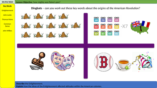 Enlightened Ideas in the American Revolution | Teaching Resources