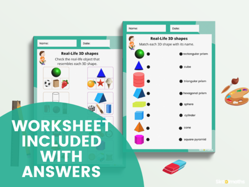 3D Shapes - Year 1 Interactive Digital Activities | Teaching Resources