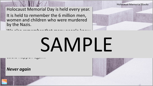 Holocaust Memorial Day Assembly | Teaching Resources