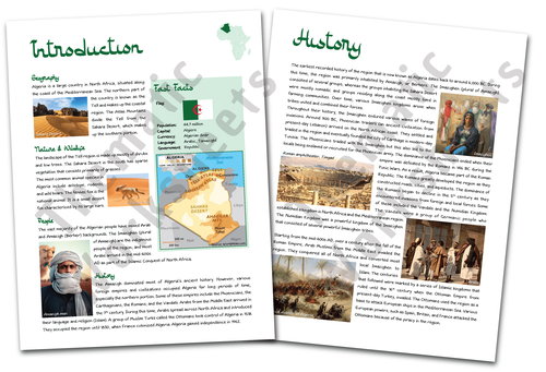 Algeria (country study) | Teaching Resources