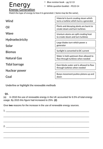 D&T GCSE Theory (AQA) - Core - set of 5 lessons and worksheets ...