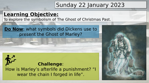 GCSE - A Christmas Carol Lower Ability Lesson Bundle - The Ghost of ...
