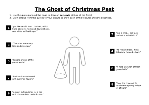 GCSE - A Christmas Carol Lower Ability Lesson Bundle - The Ghost of ...