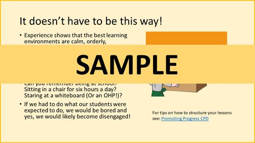 Tackling Poor Behaviour & Low Level Disruption CPD | Teaching Resources