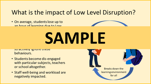 Tackling Poor Behaviour & Low Level Disruption CPD | Teaching Resources Tackling Poor Behaviour & Low Level Disruption CPD | Teaching Resources