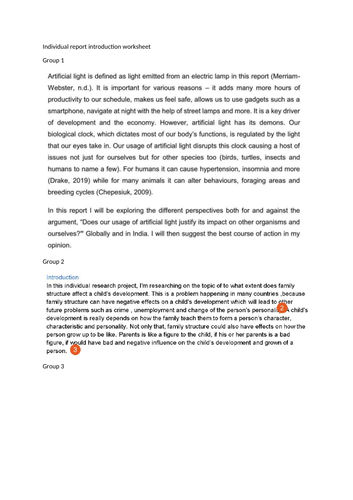 IGCSE Global perspective individual report complete lesson | Teaching ...