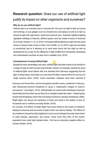 IGCSE Global perspective individual report complete lesson | Teaching ...