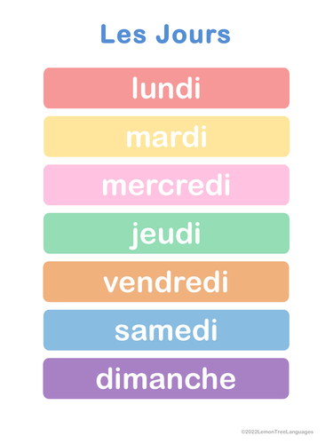 French Classroom Poster Set | Teaching Resources