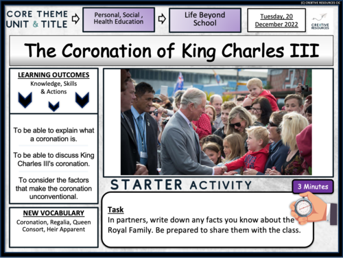Coronation of King Charles III | Teaching Resources