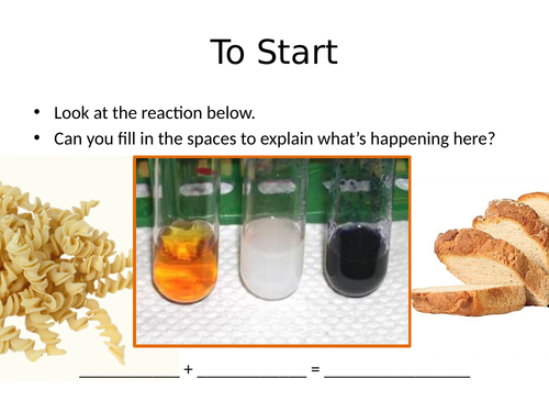 Enzymes - Starch and Amylase Experiment | Teaching Resources
