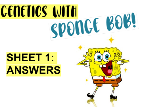 Genetic Inheritance with Sponge Bob! | Teaching Resources
