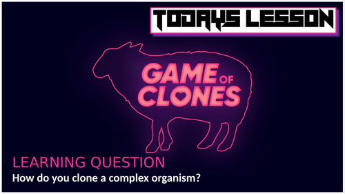 Cloning with The Games Of Clones! | Teaching Resources