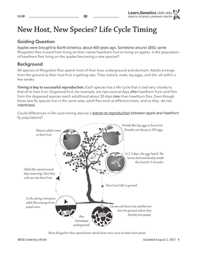 Speciation | Teaching Resources