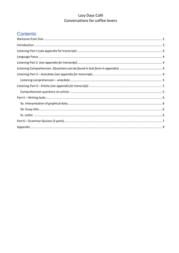ESL/EFL Advanced English listening tests (Ans) | Teaching Resources