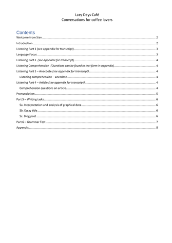 ESL/EFL Advanced English listening tests (Ginny) | Teaching Resources