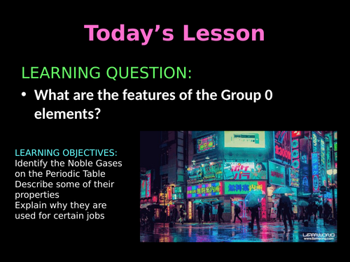 The Noble Gases - Group 0 | Teaching Resources