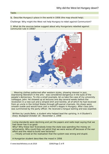 Edexcel Cold War Topic 1 Bundle | Teaching Resources