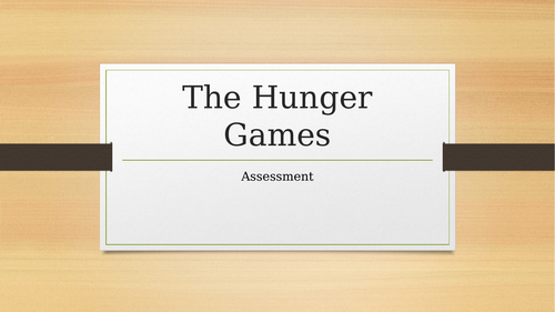 The Hunger Games | Teaching Resources
