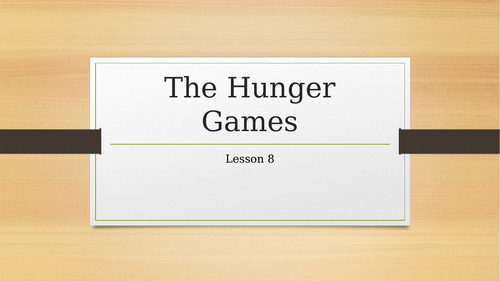 The Hunger Games | Teaching Resources