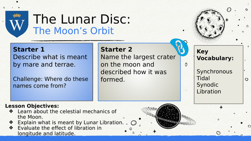 GCSE Astronomy Unit 2 - The Lunar Disc | Teaching Resources