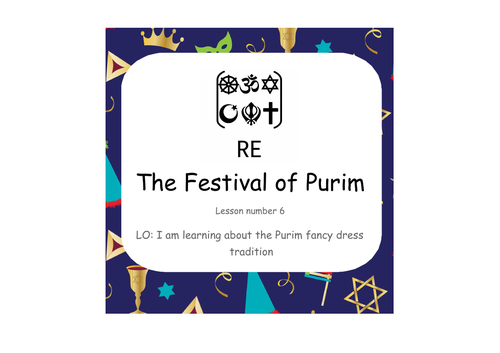 SEND symbolised PURIM JUDAISM RE | Teaching Resources