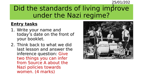 GCSE Germany | Workers in Nazi Germany | Teaching Resources