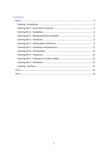 ESL/EFL Advanced English listening tests (John) | Teaching Resources