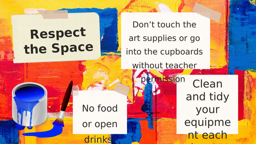 Art Room Expectations | Teaching Resources