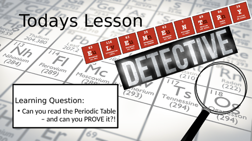 Practising Using the Periodic Table | Teaching Resources