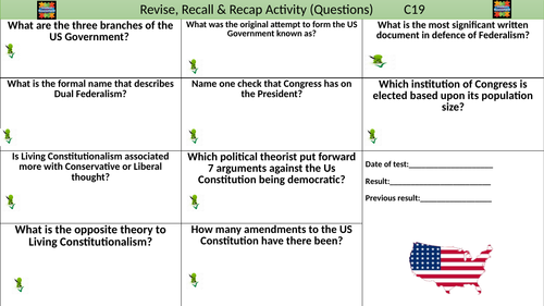 US Congress Structure (Updated to reflect 119th Congress, starting in ...
