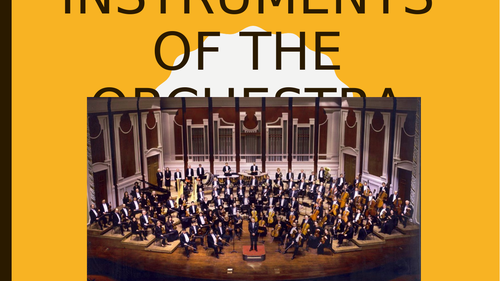 Instruments of the Orchestra Bundle | Teaching Resources